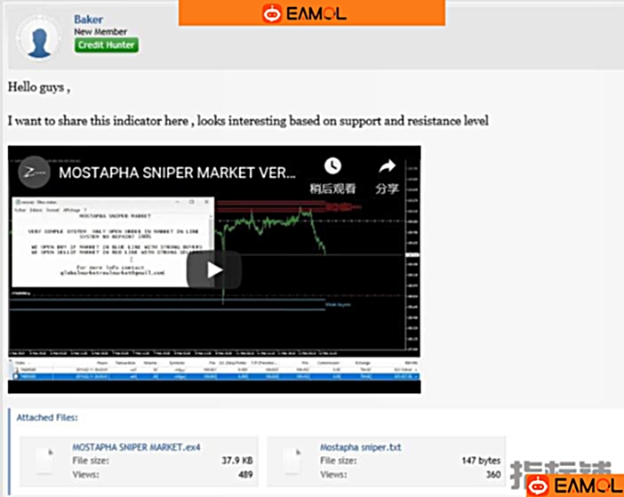MOSTAPHA SNIPER MARKET国外开仓指标 100%没有未来函数-EAMQL官网
